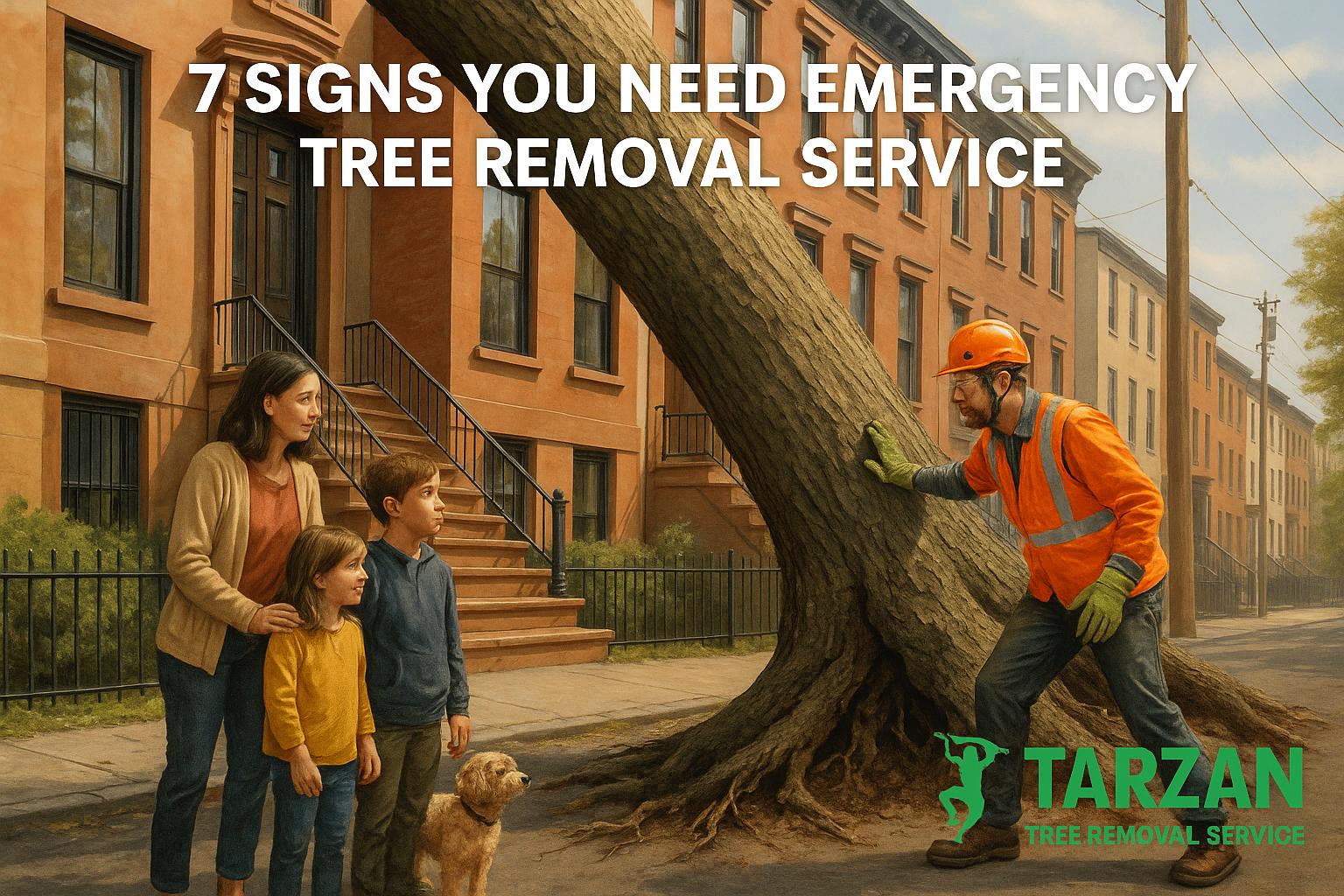 7 Signs You Need Emergency Tree Removal Service